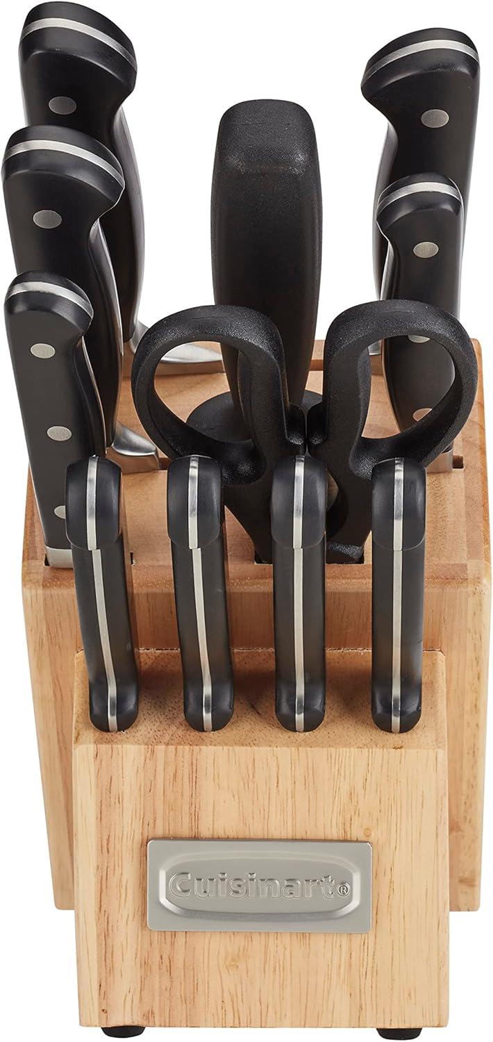 Cuisinart 12pc Black Triple Rivet Block Set, C77TR-12P3 - Cuisinart